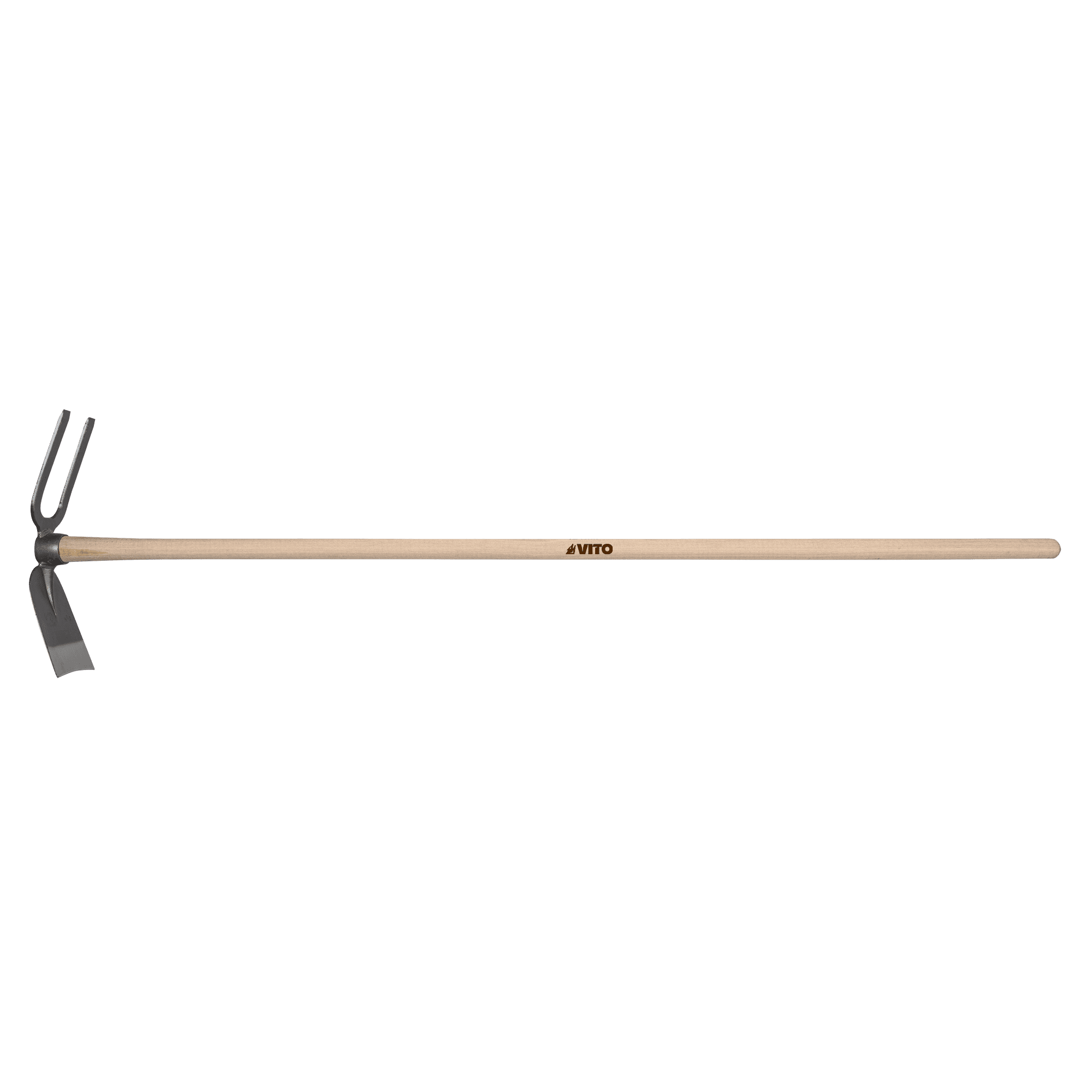 VI0463C | Girona Two-Prong Weeding Hoe With Wooden Handle | VITO
